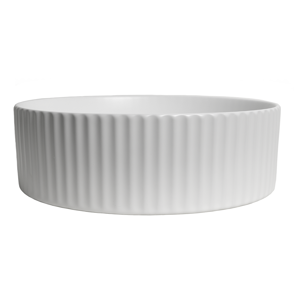 Alma Camilla Fluted Matte White Basin – Alma Sinks