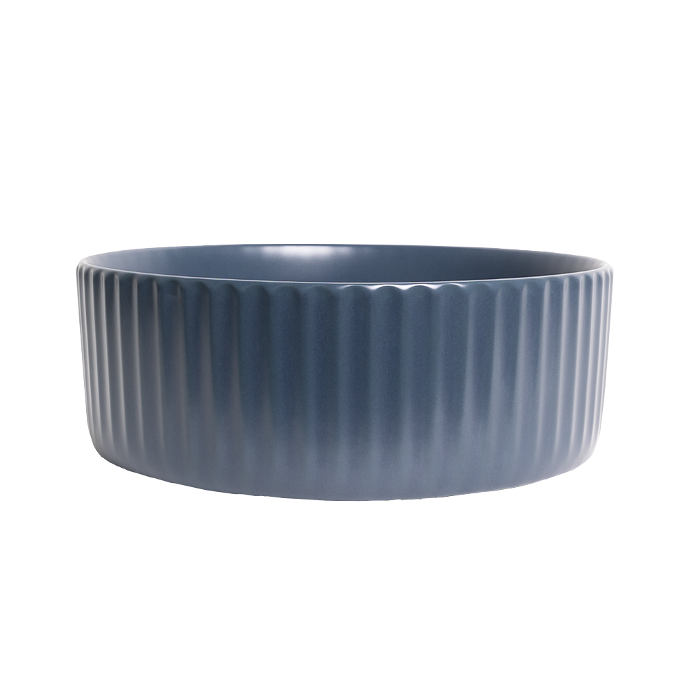 Alma Lula Mini Fluted Matte Blue Basin – Alma Sinks