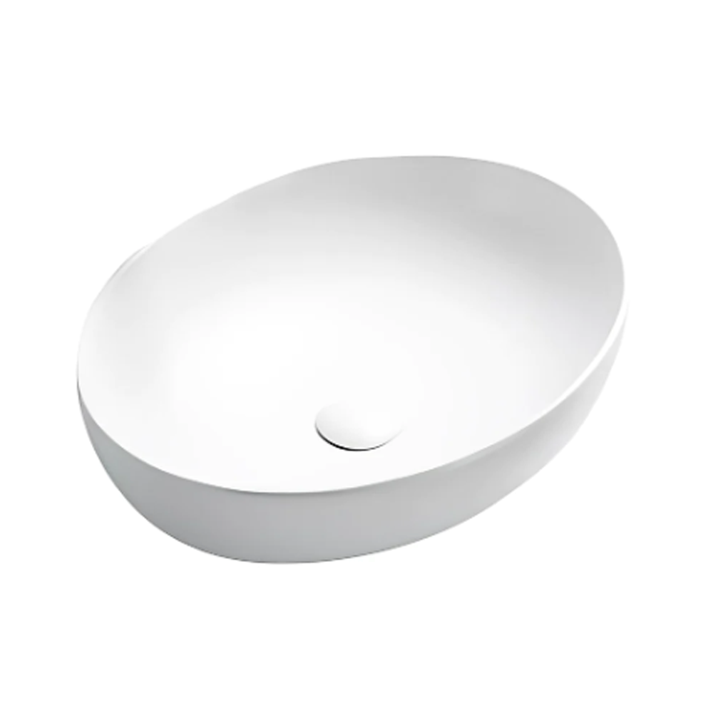 Alma Pasco Matte White Above Counter Ceramic Basin – Alma Sinks