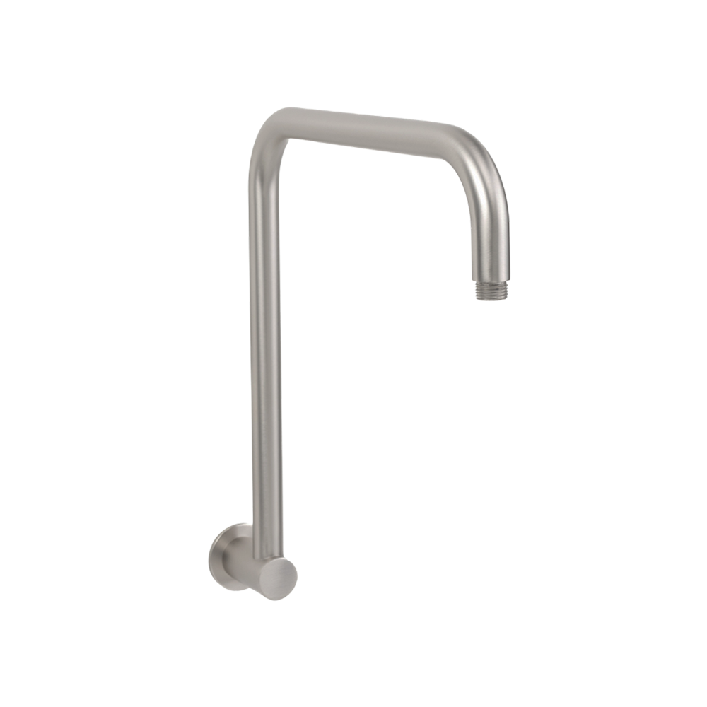 Alma Mira Brushed Nickel High Rise Upswept Shower Arm – Alma Sinks