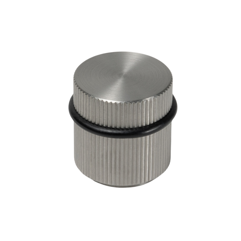 Alma Jakob Linear Door Stop Brushed Nickel – Alma Sinks