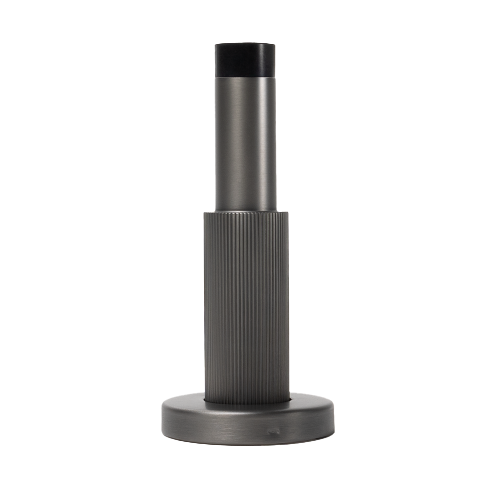Alma Wilma Linear Door Wall Stop Brushed Gunmetal – Alma Sinks