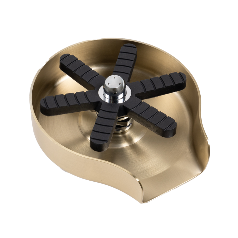 Alma Galen Glass Rinser Brushed Brass Gold – Alma Sinks