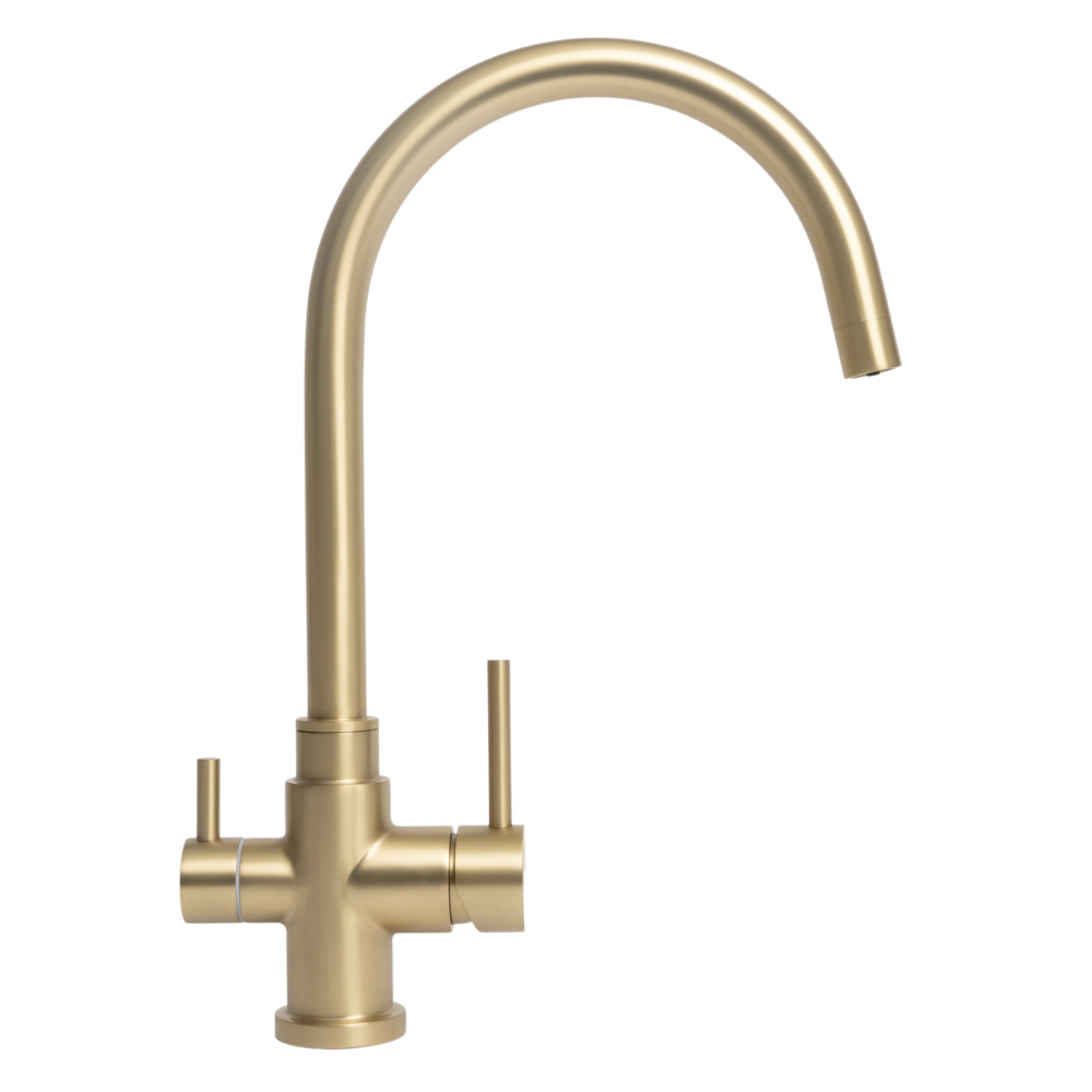 Alma Fleta Brushed Brass Gold 3 Way Filter Water Tap – Alma Sinks