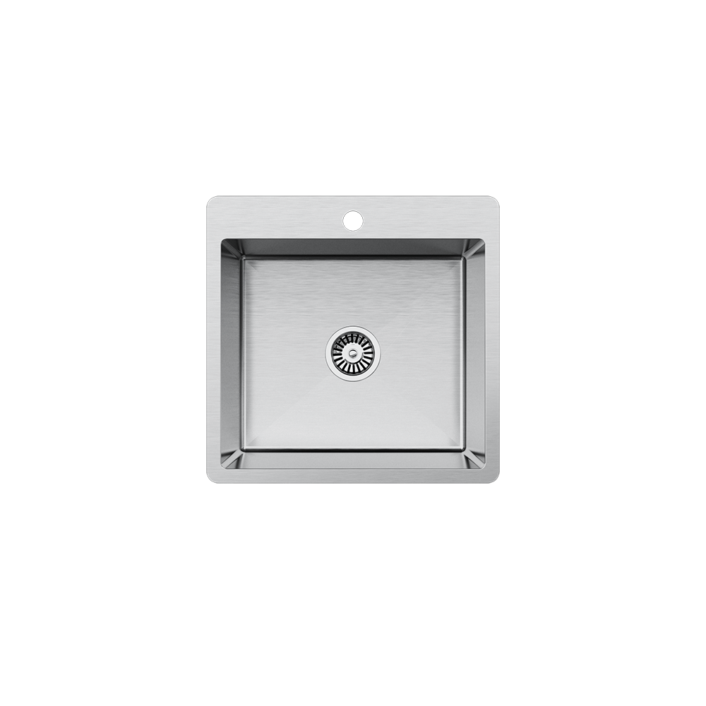 Alma Leo 510x500 Single Bowl Tap Landing Sink – Alma Sinks