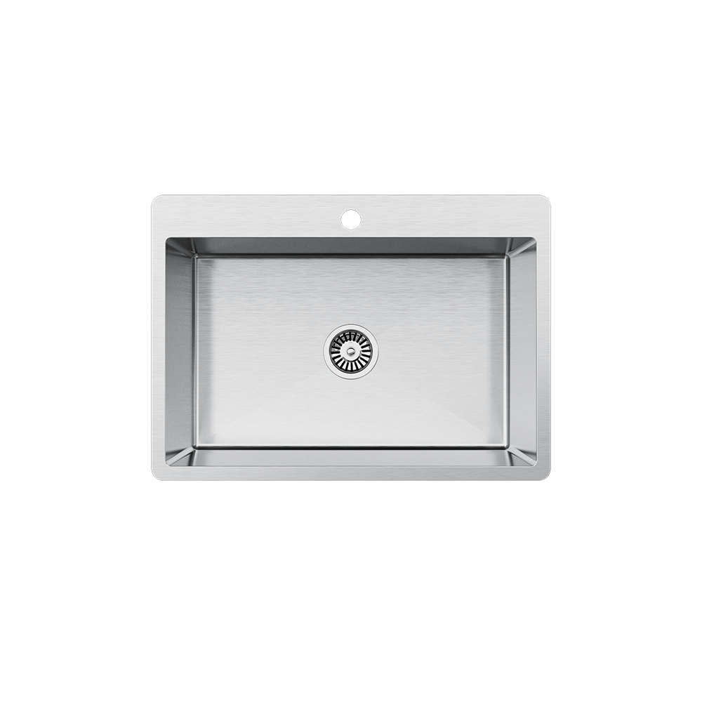 Alma Noah 700x500 Large Single Bowl Tap Landing Sink – Alma Sinks