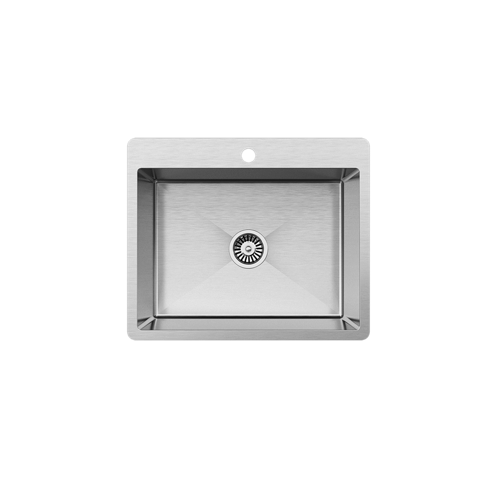 Alma River 600x500 Medium Single Bowl Tap Landing Sink – Alma Sinks